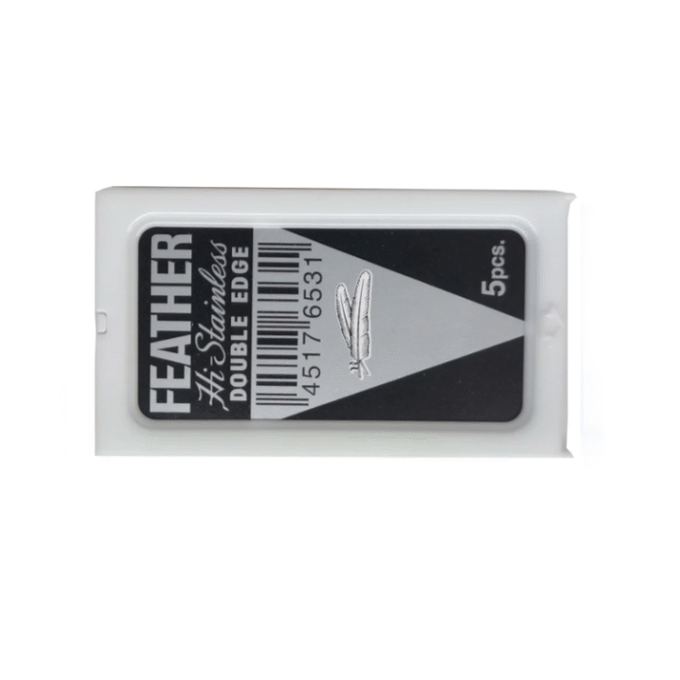 Feather Hi-Stainless double edge razor blades - Pack of 100